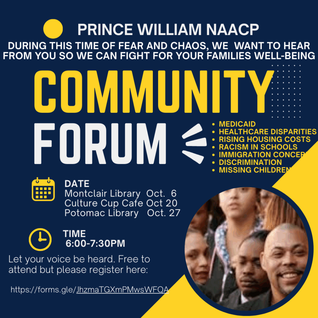 NAACP Community Forums – Prince William NAACP